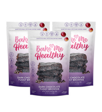 Dark Chocolate Fudgy Brownie Plant-Based Baking Mix – Bake Me Healthy